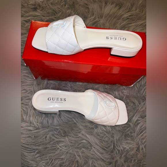 Guess | Shoes | Brand New White Guess Sandals | Poshmark